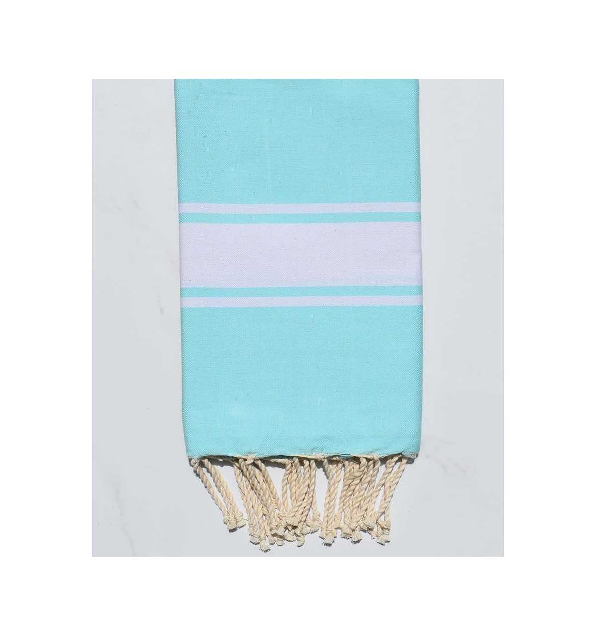 Toalla playa azul turquesa - FOUTA TUNISIA